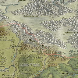 Mapa de Arton - Fichas de Nimb