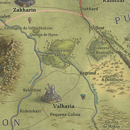Mapa de Arton - Fichas de Nimb