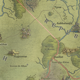 Mapa de Arton - Fichas de Nimb